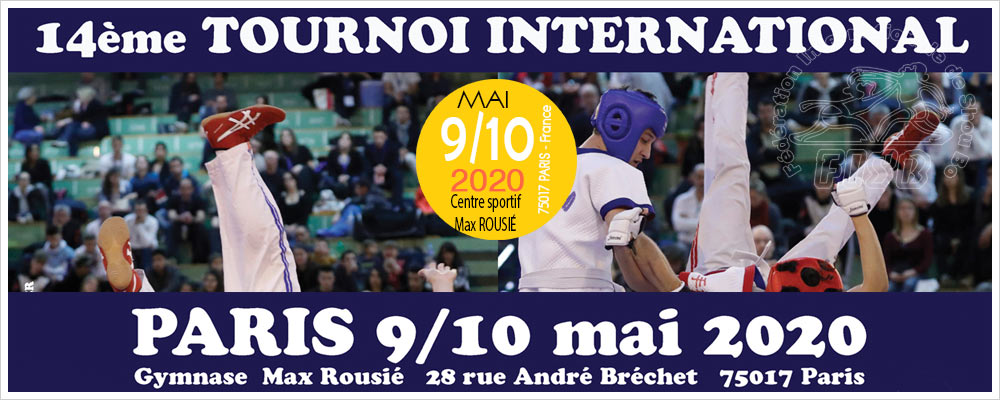 14ème Tournoi Internationale d'Arts Martiaux Shou Bo et Shuai Jiao